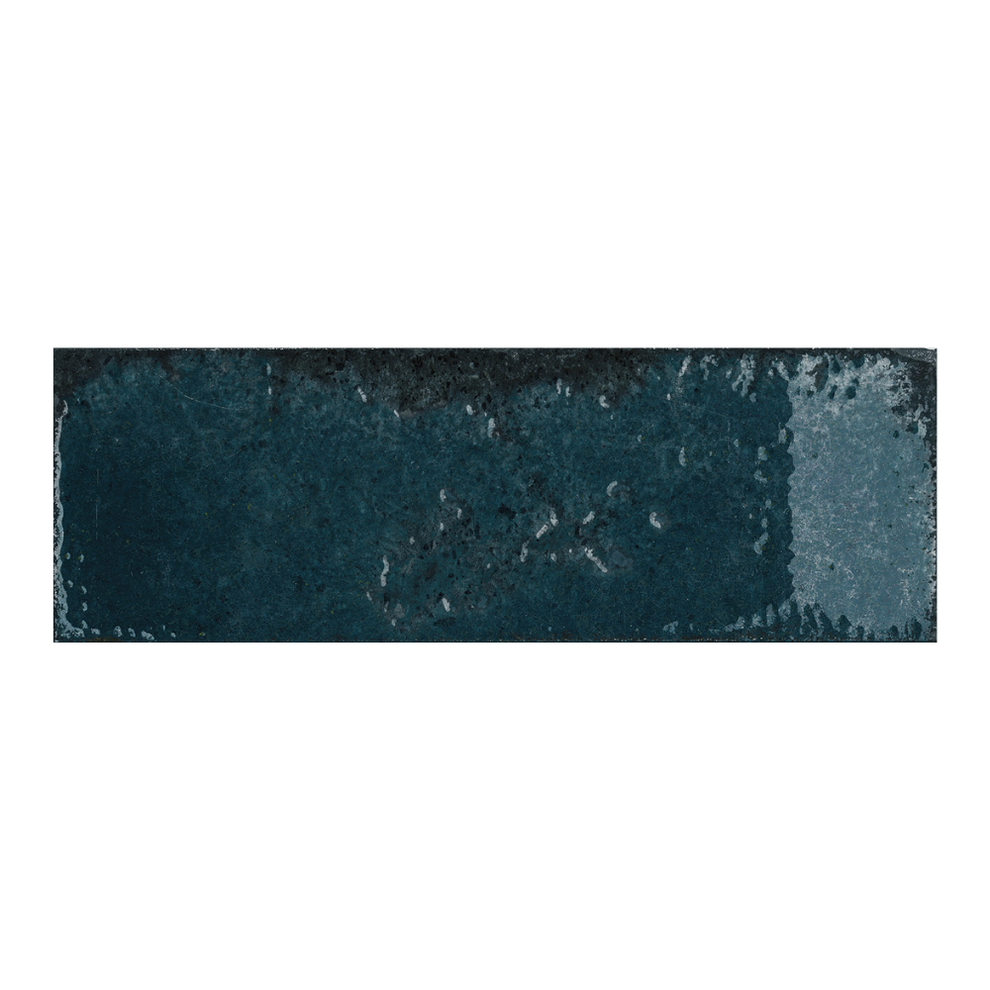 Alma Azul Glossy Subway Porcelain Tile 10x30cm | Wall Tile – Delforno