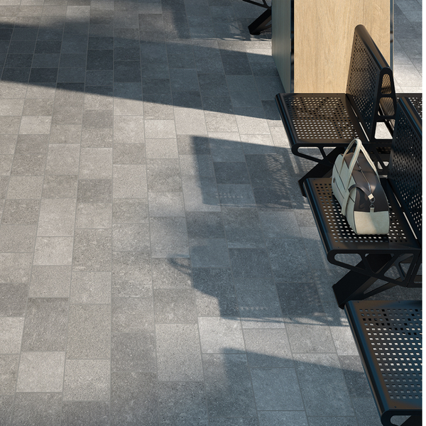 Porfido Tex Grey Porcelain Tile 20x30cm | Stone Effect Outdoor Tile ...