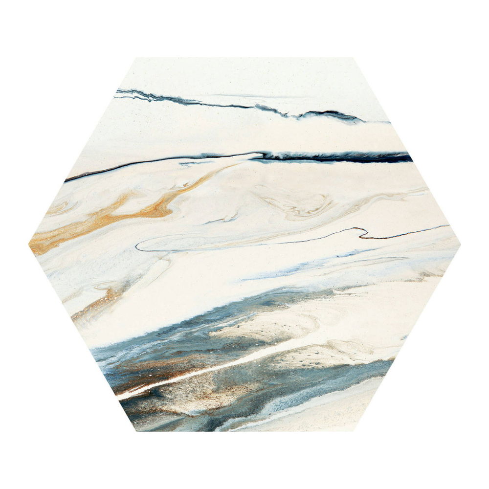 HEX Marmaris Sunset Porcelain Tile 22x25cm | Hexagonal Tiles – Delforno