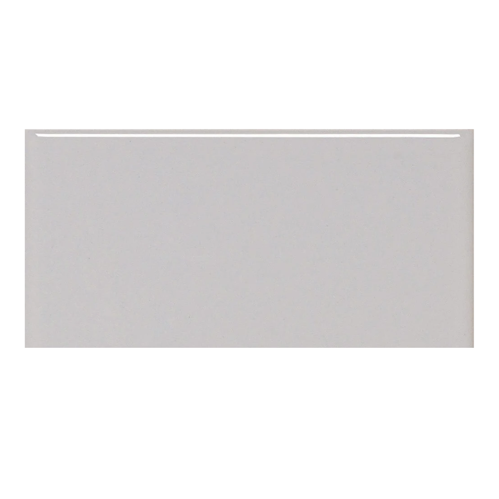 Gris Liso Brillo Ceramic Tile 7.5 x 15cm | Glossy Grey Subway Tile ...