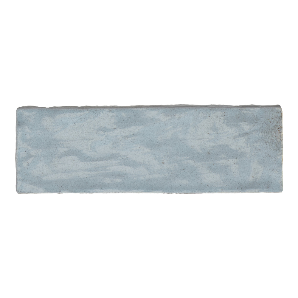 Riad Sky Ceramic Tile 6.5x20cm | Glossy Moroccan Subway Wall Tile ...