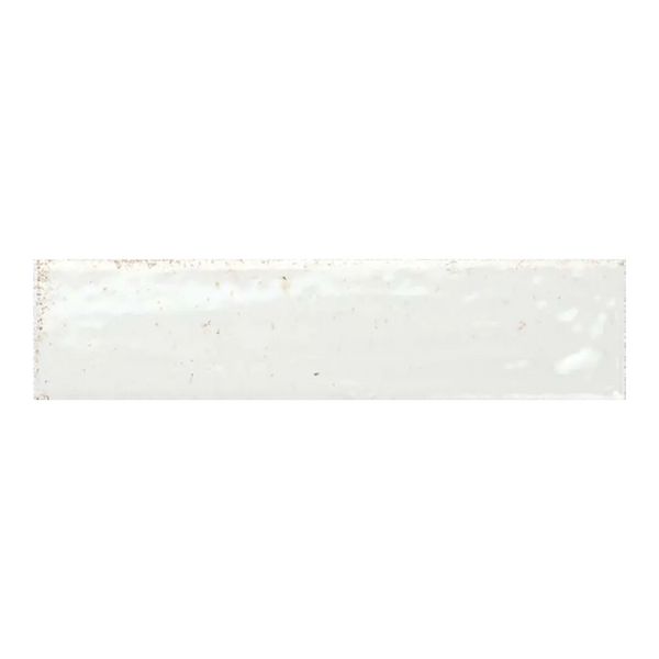 Hope White Ceramic Tile 6x25cm | Glossy Subway Wall Tile – Delforno
