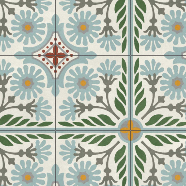 Altea Olive Porcelain Tile 59.2x59.2cm | Patterned Wall & Floor Tile ...